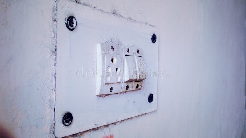 Old Plug Socket | White Old Rustic Electronic Socket Stock Photo ...