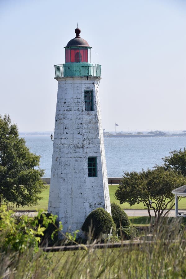Old Point Comfort Lighthouse, Fort Monroe. 1803. Hampton VA, USA ...
