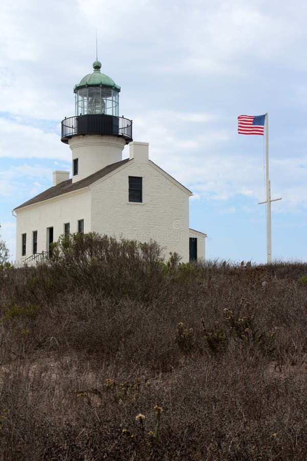 Old Point Loma Lighthouse stock image. Image of outdoor - 37515643