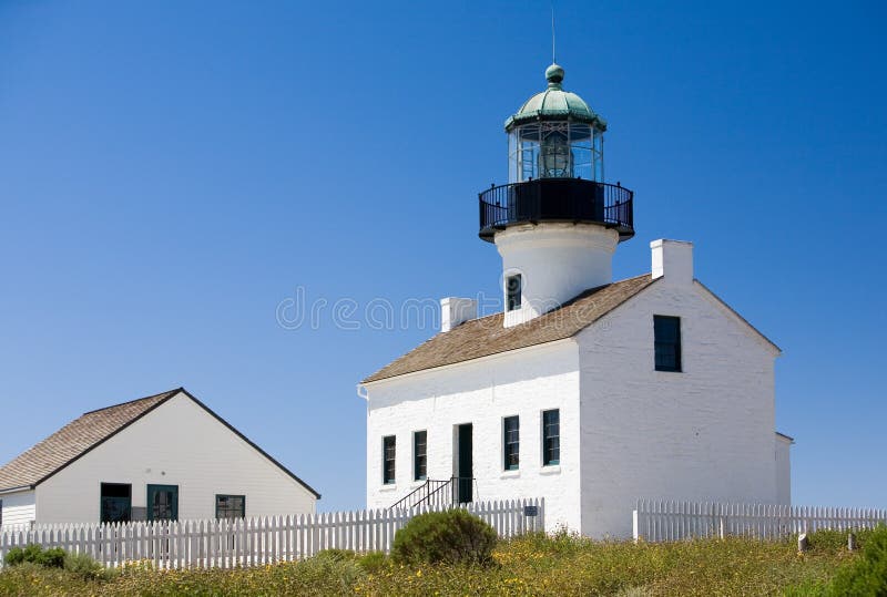 Light House with Life Boat stock image. Image of museum - 74212137