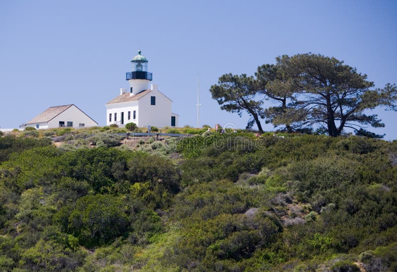 Old Point Loma Lighthouse stock image. Image of light - 5273079