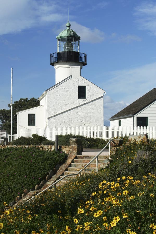Old Point Loma Lighthouse stock photo. Image of california - 5567526