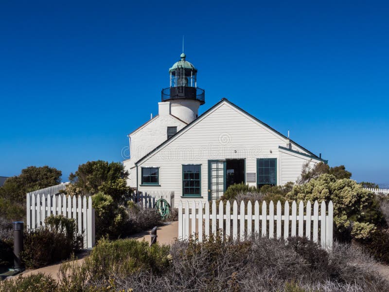 Old Point Loma Lighthouse stock photo. Image of light - 46270508