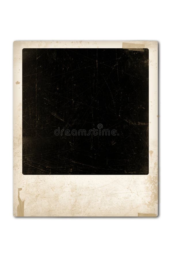 Old polaroid stock illustration. Illustration of back - 12262054