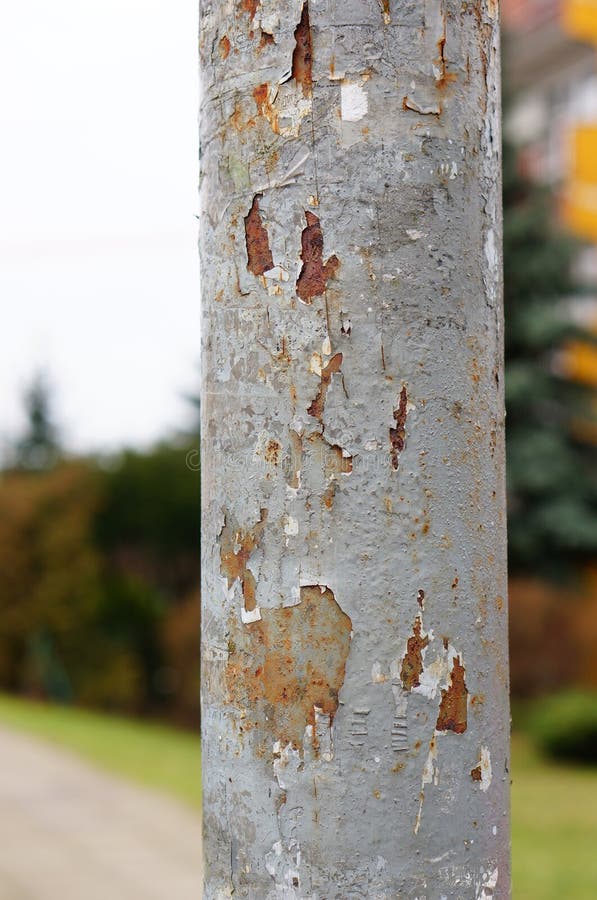 Rusty pole stock image. Image of rusty, pole, metal, industrial - 44875257