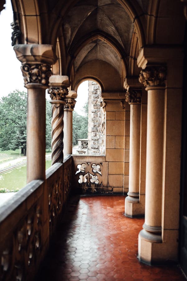 Old Polish Castle in the Village Stock Image - Image of landscape ...