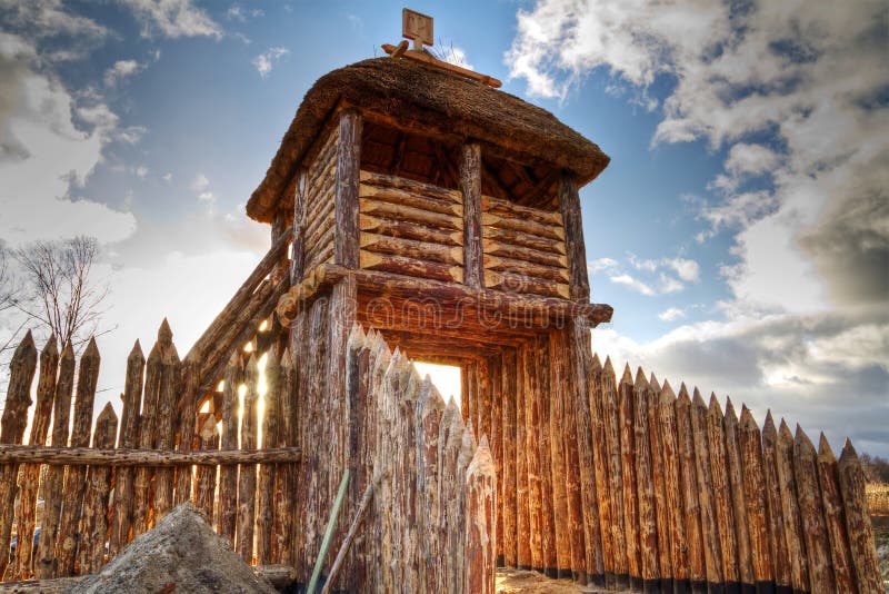 Polish village landscape stock image. Image of garden - 3436343