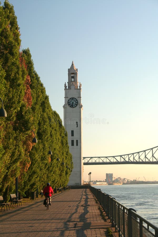 Old-Port Clock Tower stock image. Image of sunrise, tower - 3561721