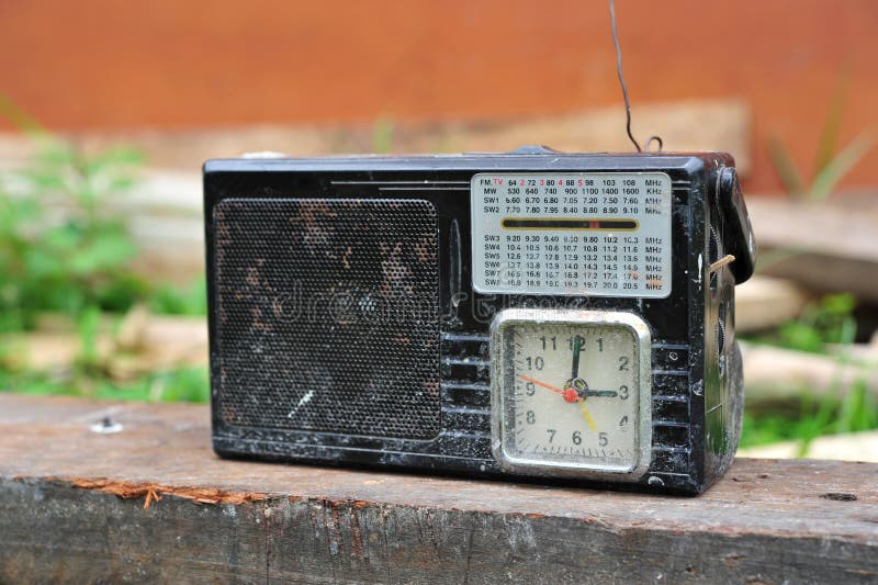 Old Portable Radio stock image. Image of radio, retro - 26051091