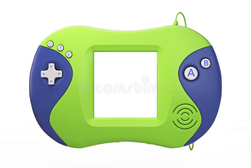 Portable Video Game. Cute Game Console Vector Illustration. Gaming ...