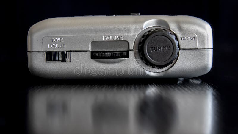 Old Portble Radio stock image. Image of black, radio - 120048785