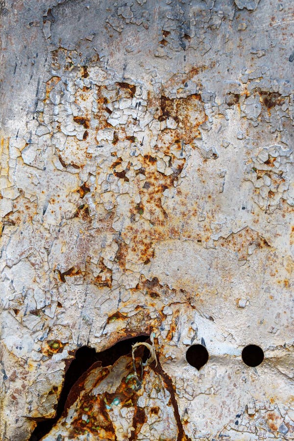 Old Post Box on the Wall of a Building, Old Weathered Paint Stock Photo ...