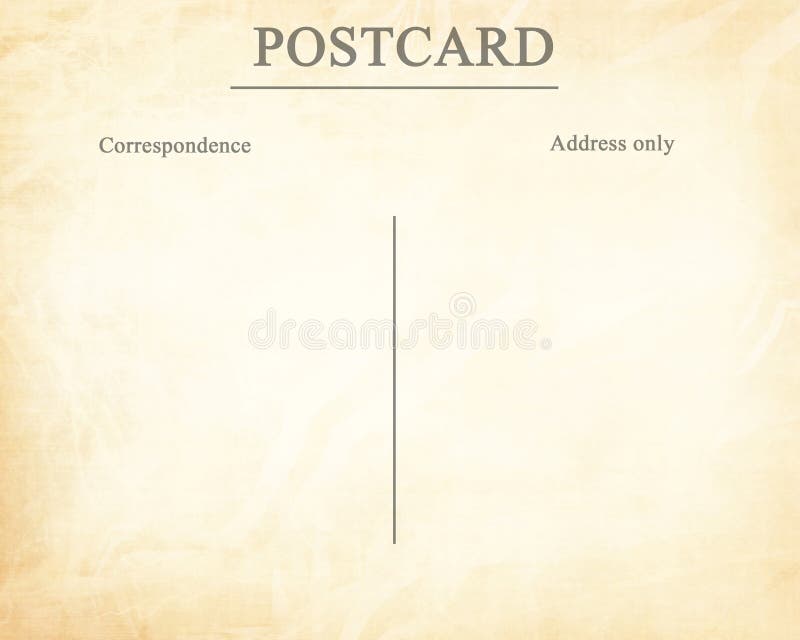 Old post card stock illustration. Illustration of post - 5402096