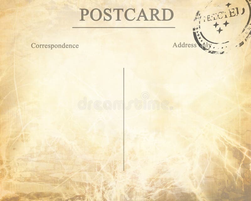 Old post card stock illustration. Illustration of design - 5810529
