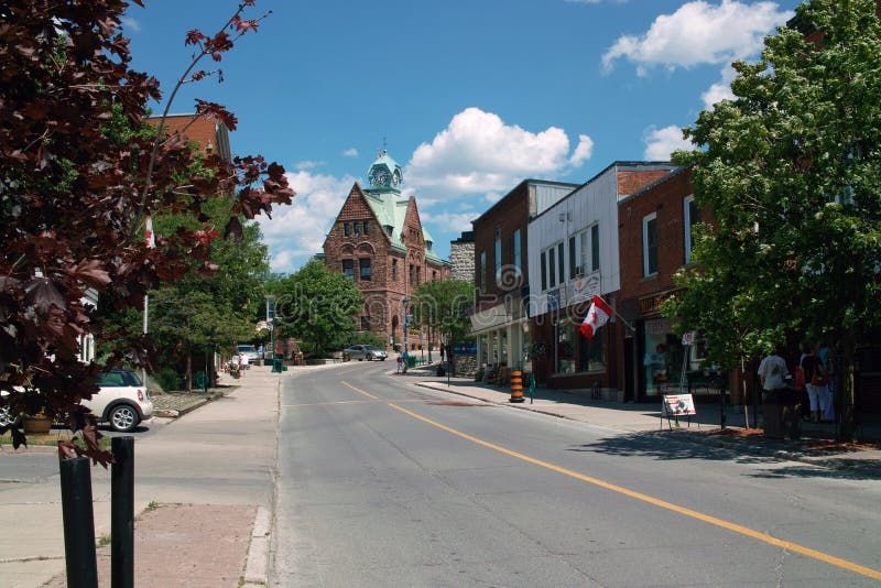 Old Post Office, Almonte Ontario Canada Editorial Image - Image of flag ...