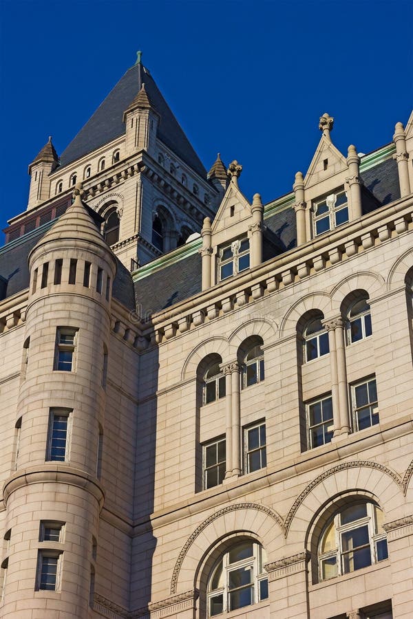 Old Post Office Building, Washington DC before Sunset. Stock Photo ...