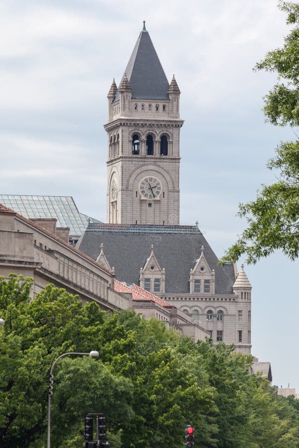 Washington DC - Old Post Office Clock Tower Stock Image - Image of ...