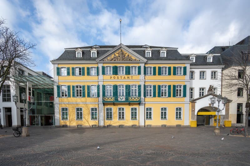 Old Post Office at Munsterplatz - Bonn, Germany Stock Photo - Image of ...