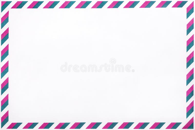 Striped Envelope Template stock photo. Image of decorative - 3491936