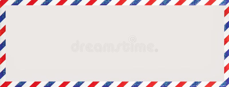 Old Post Striped Envelope, Background with Copy Space. White Mail ...