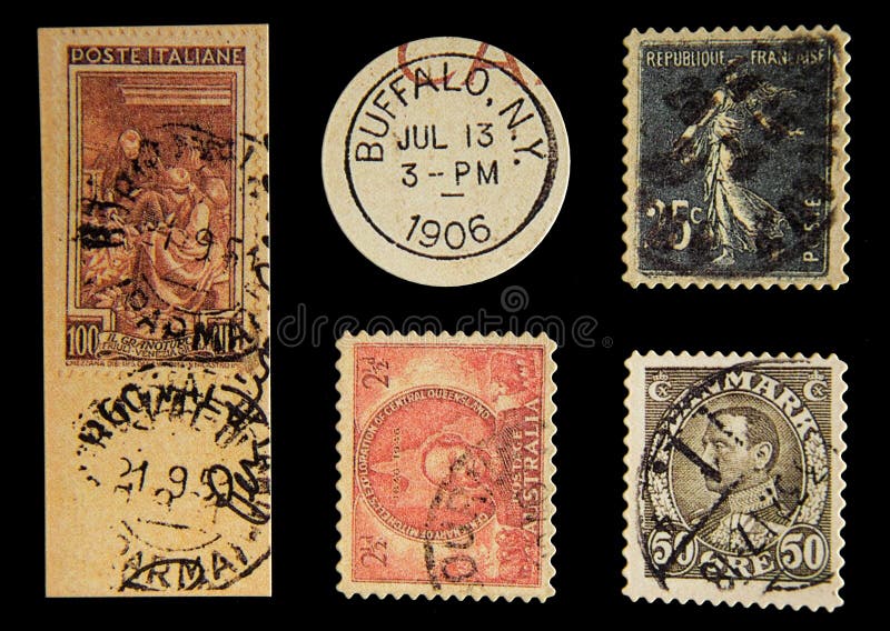 Old Postage editorial stock image. Image of postcard, retro - 27199