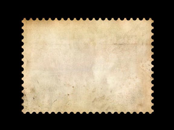 Old postage stamp border stock illustration. Illustration of frames ...