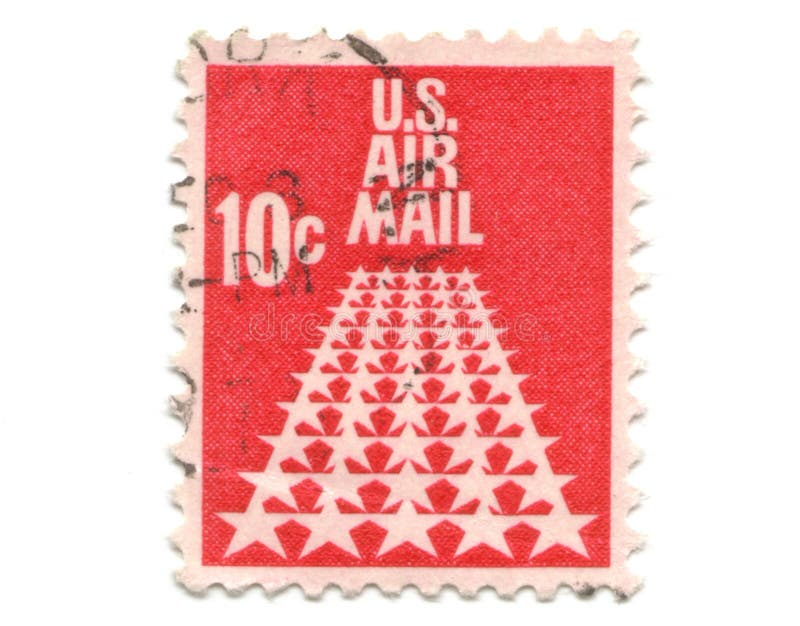Old Postage Stamp from USA 10 Cent Editorial Photography - Image of ...