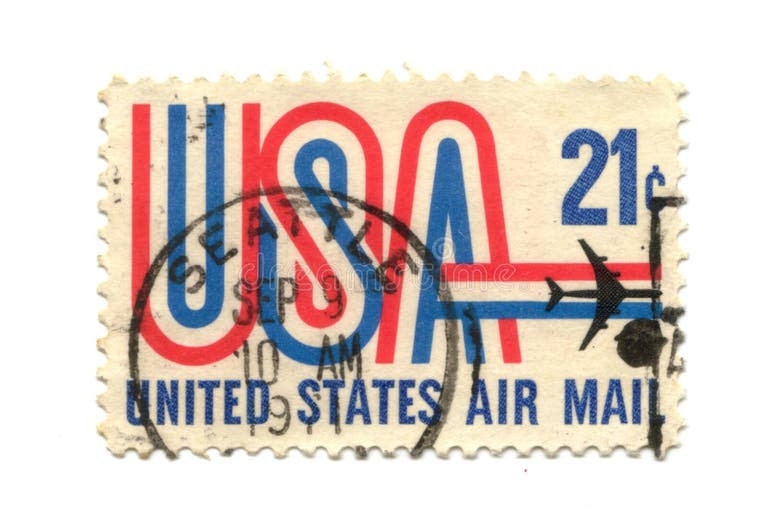 Old Postage Stamp from USA 21 Cent Editorial Stock Image - Image of ...