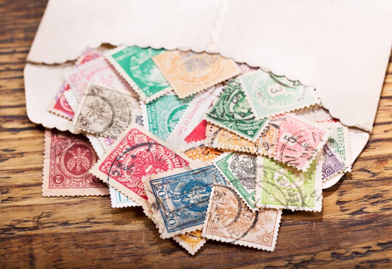Old postage stamps editorial image. Image of collector - 78610210