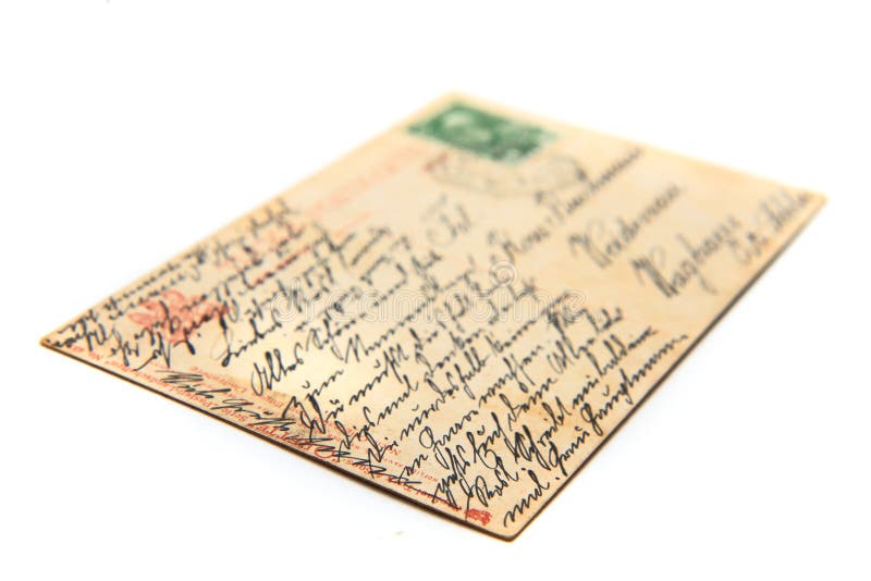 Isolated Stack of Postcards Editorial Stock Photo - Image of ...