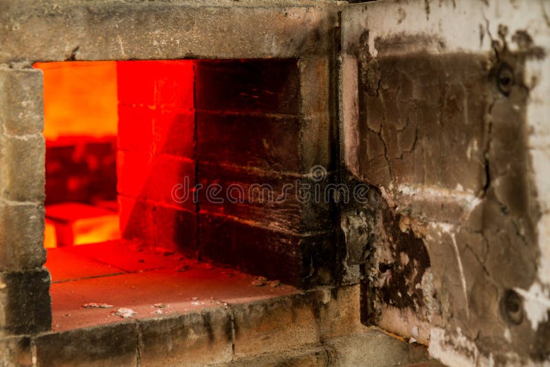 Old Pottery Kiln Firing stock photo. Image of craft, oven - 37461056