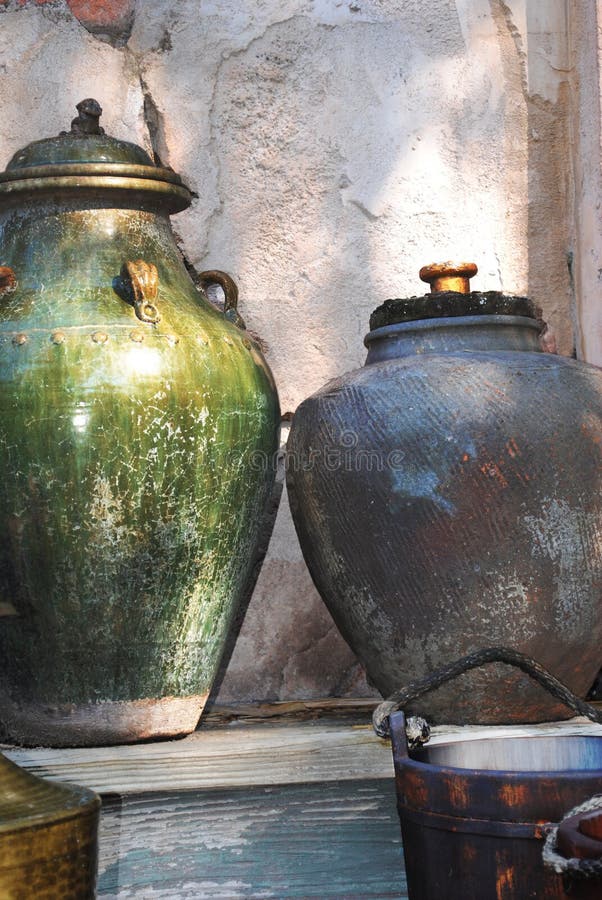 Old Pottery stock image. Image of handmade, culture, shape - 39133395