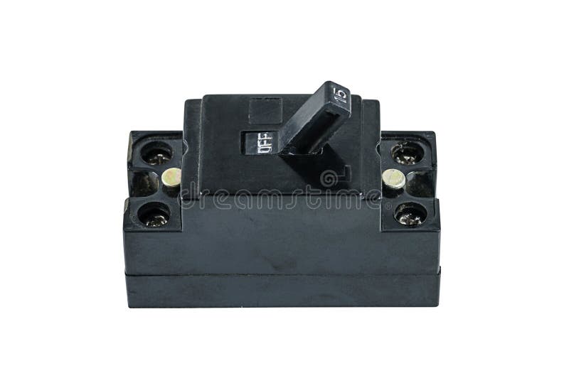 Old power breaker isolated stock image. Image of power - 31355911