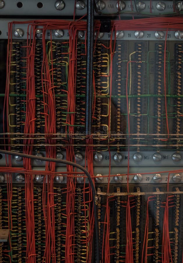 The Old Power Cables with Eyelet Terminal Stock Image - Image of clip ...