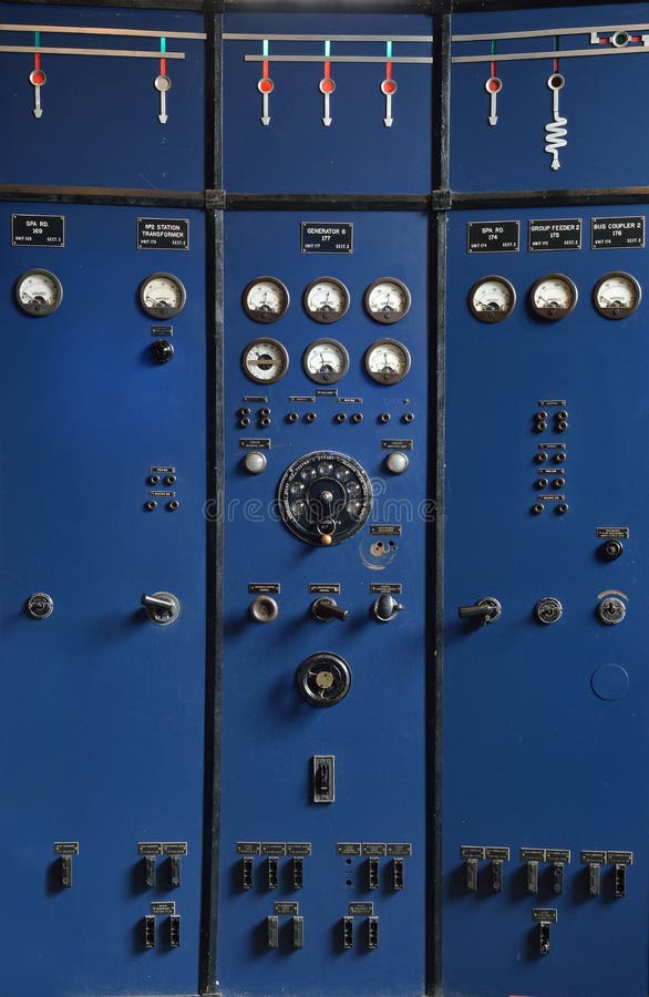 Old Control Panel stock image. Image of generation, high - 29213857