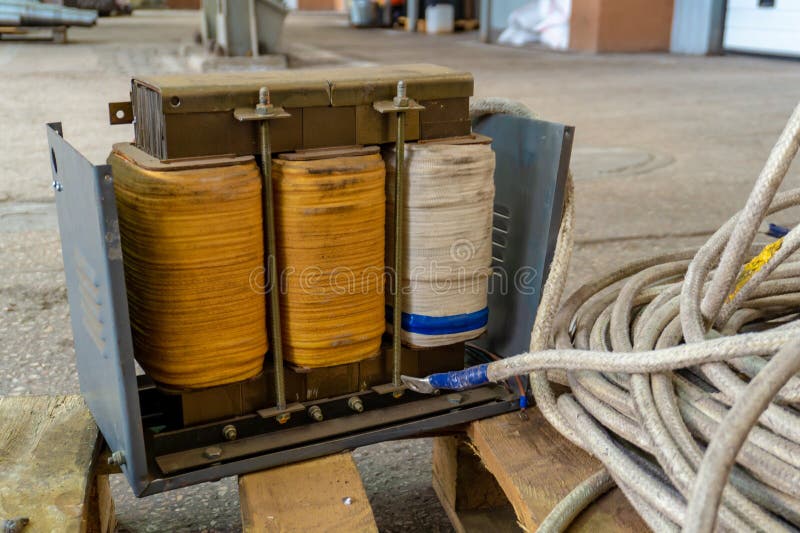 Old Powerful Transformer Welding Machine with Copper Winding Stock ...