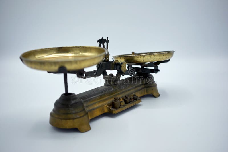 Old precision balance stock photo. Image of instrument - 82219266