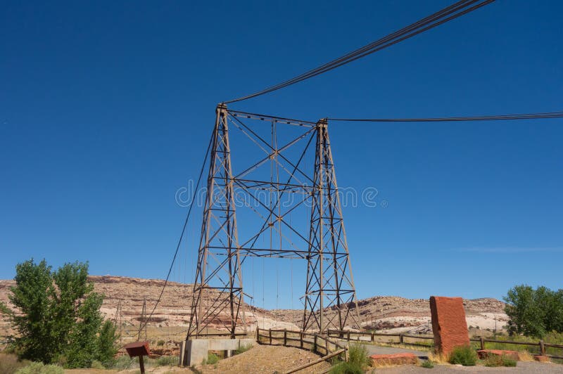 An Old Preserved Bridge in the Desert Stock Photo - Image of layered ...