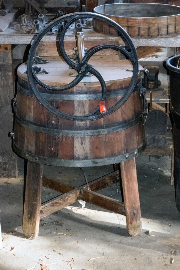 An old press. stock photo. Image of engine, room, traditional - 356978004