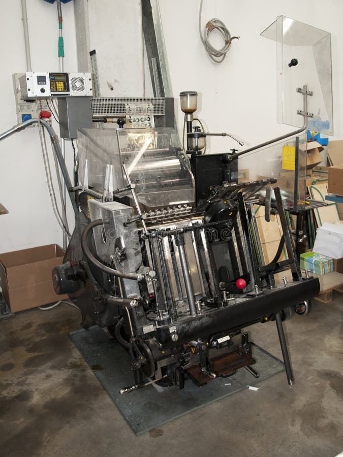 Print Finishing Equipment for Label Stock Image - Image of finishing ...