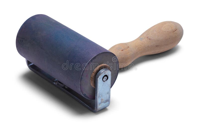 Old Print Making Roller stock photo. Image of roller - 338742412