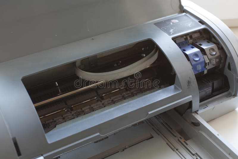 Old printer stock image. Image of refill, plastic, spare - 58348329