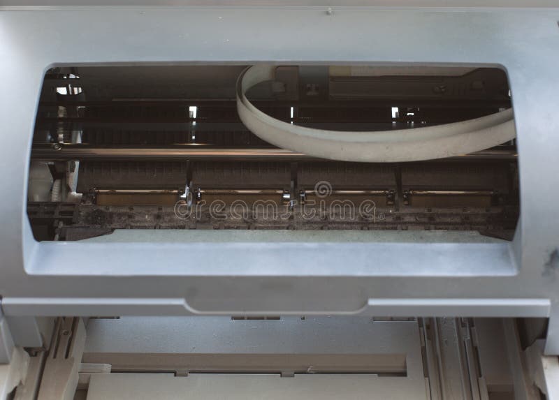 Old printer stock image. Image of disposable, computers - 58348833