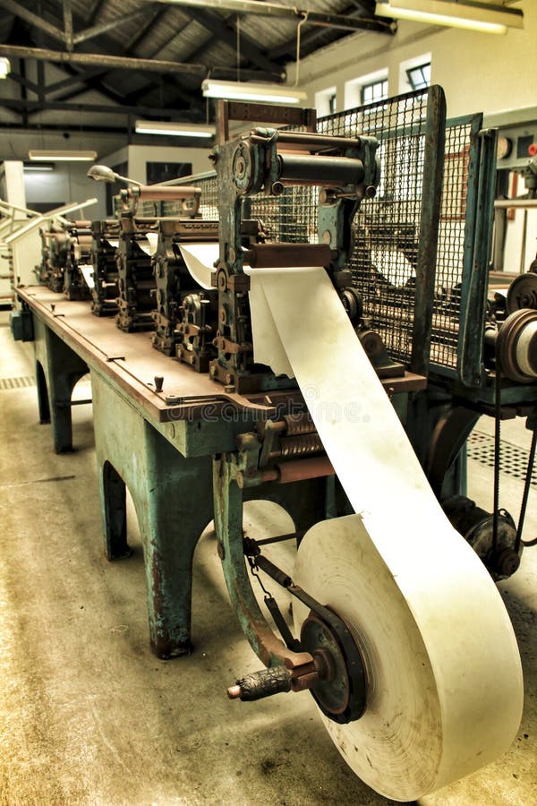 Old Printing Machine Letters Stock Image - Image of publishing, factory ...