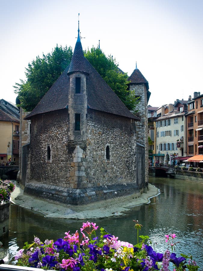 Old prison in Annecy stock image. Image of canal, medieval - 22517757