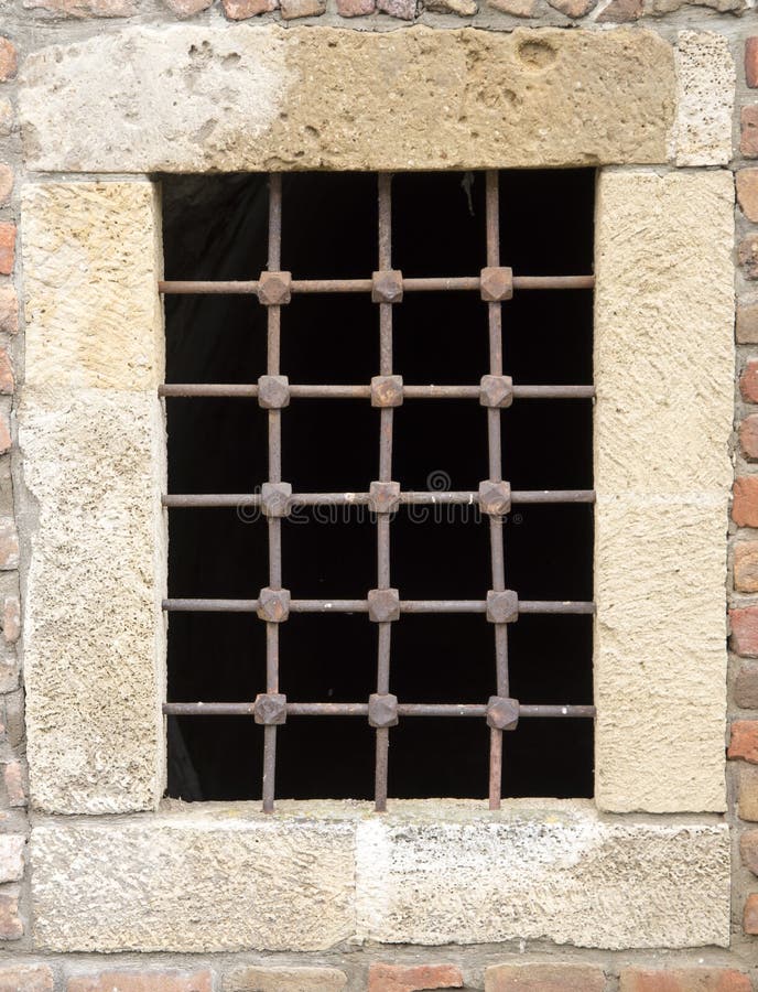 OLD PRISON BARS stock image. Image of fortress, window - 35092629