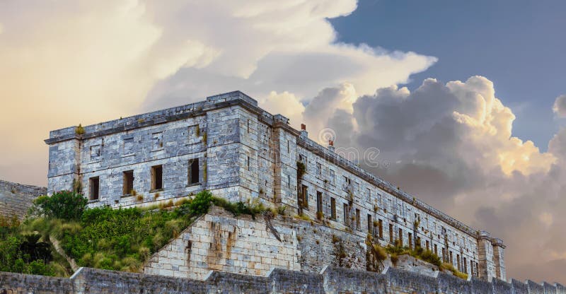 Old Prison on Bermuda Hill stock image. Image of vintage - 101693867