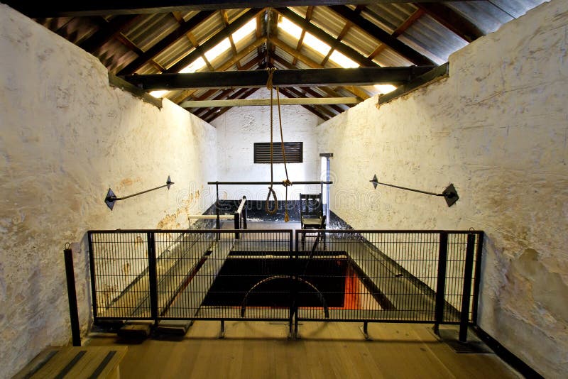 Old prison gallows stock image. Image of hanging, lynch - 11636499