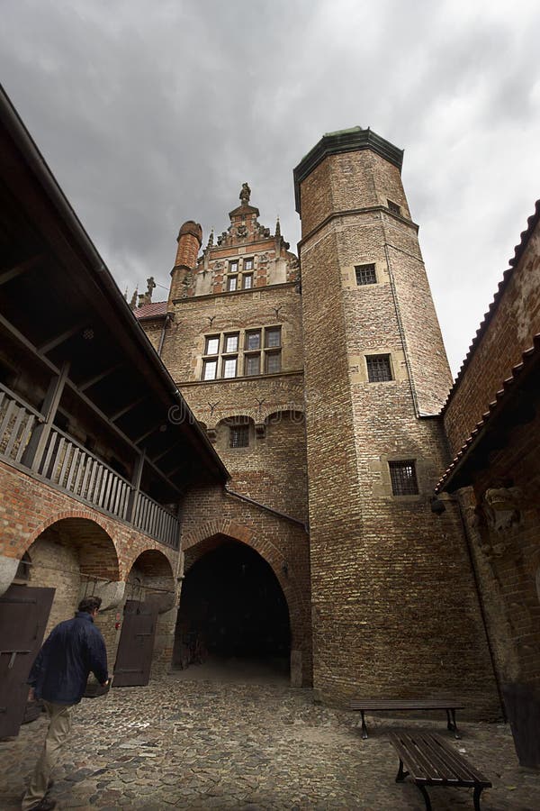 Old Prison Tower in Gdansk editorial photography. Image of tower ...