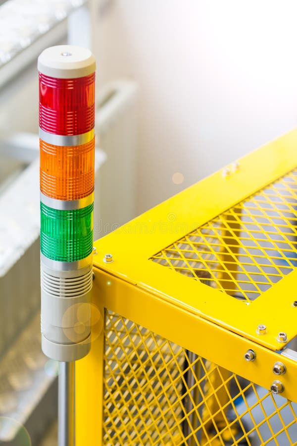 Old Process Indicator Signaling Device with Different Colors, Orange ...